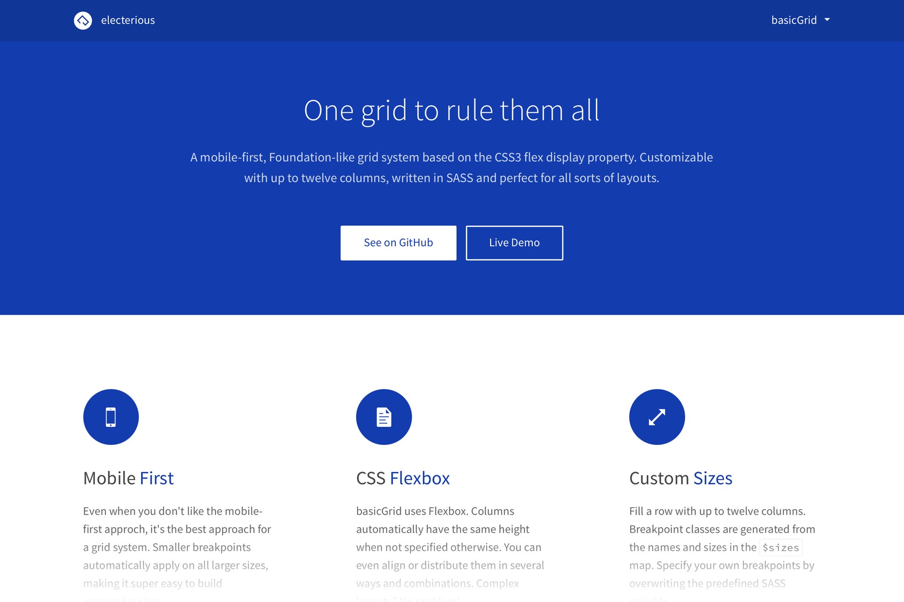 One grid to rule them all | basicGrid